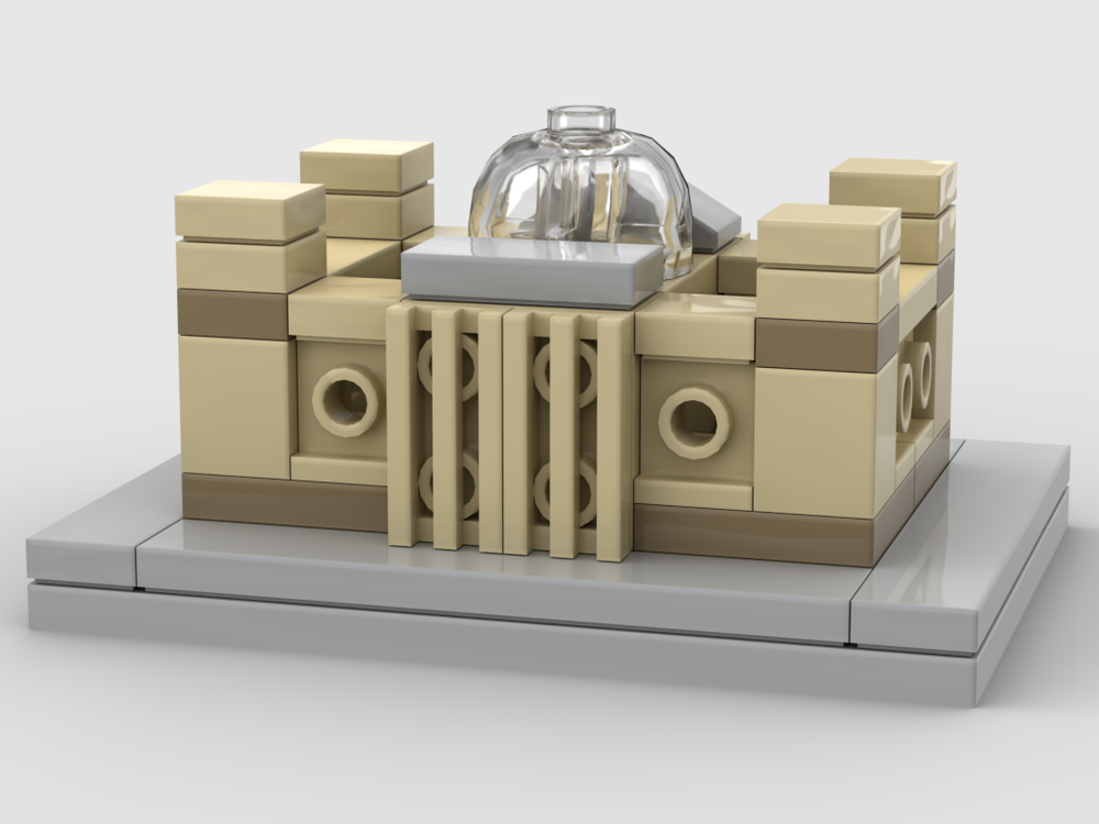 LEGO MOC Reichstag - Berlin - 1:2700 by Rauy | Rebrickable - Build with ...
