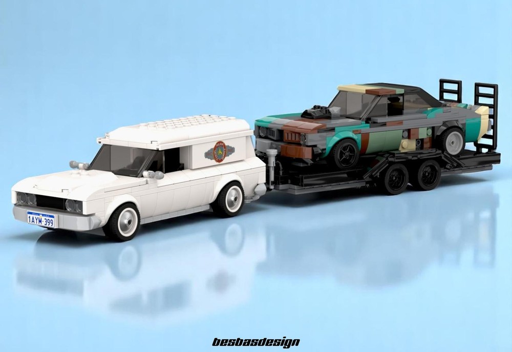 LEGO MOC Holden Sandman + trailer + Holden Monaro by besbasdesign ...