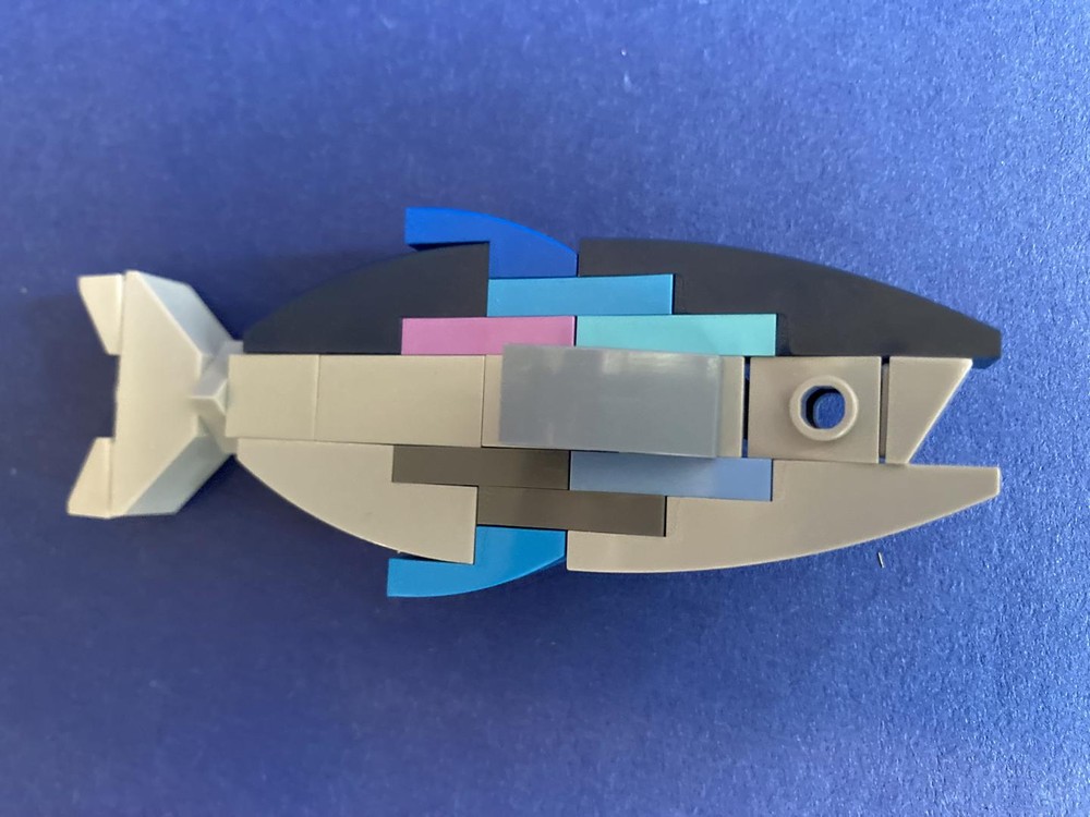 LEGO MOC mini skipjack tuna by legoartist808 | Rebrickable - Build with ...