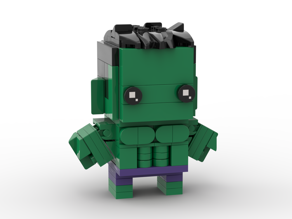 LEGO MOC Hulk BrickHeadz by Imperial_brickz | Rebrickable - Build with LEGO