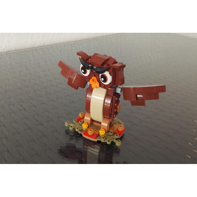 LEGO MOC 40417 Owl by Nequmodiva | Rebrickable - Build with LEGO