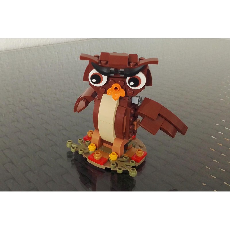 LEGO MOC 40417 Owl by Nequmodiva | Rebrickable - Build with LEGO