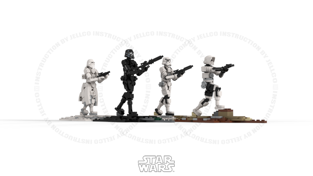 LEGO MOC Mini Size troopers : snow/storm/shadow/scout troopers by ...