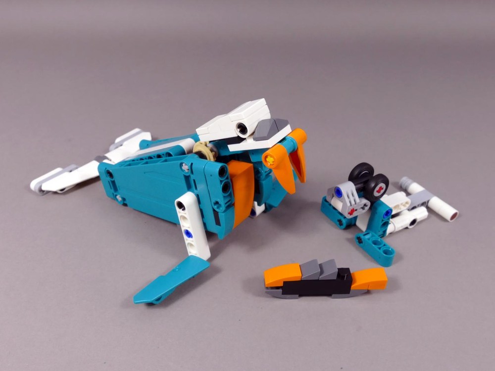 Lego Moc Walrus With Pup Lego Technic 42117 Q Model By Grohl