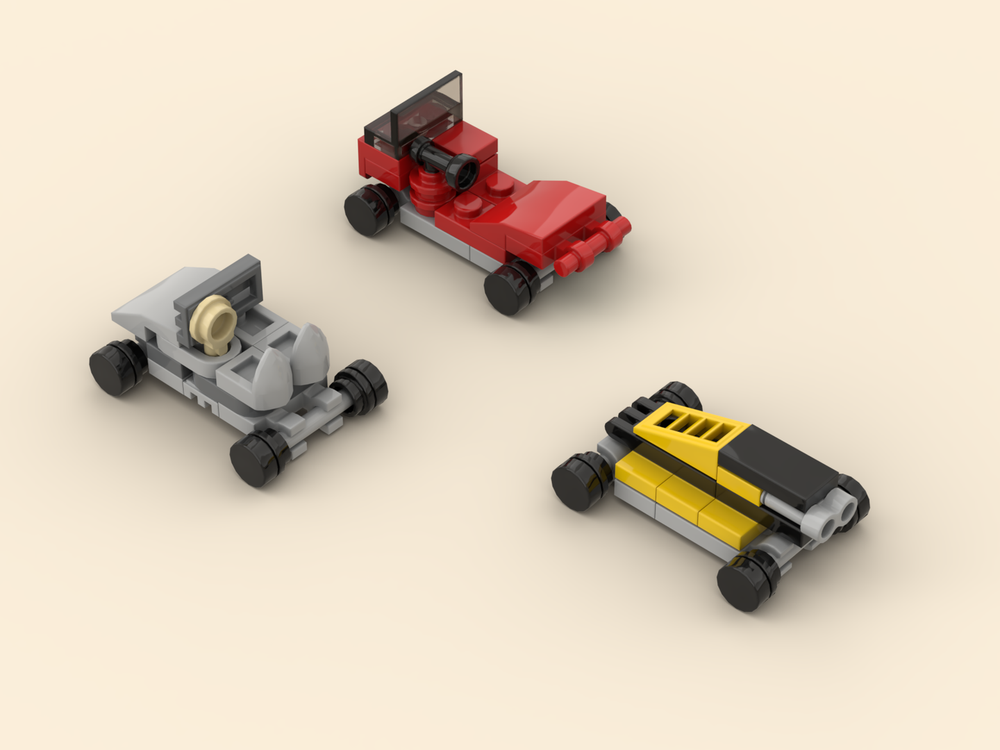LEGO MOC Micro cars: dune buggies by aquir | Rebrickable - Build with LEGO