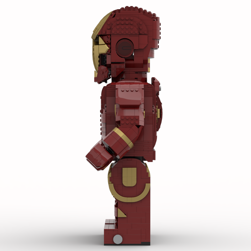 LEGO MOC Iron Man Mega Figure - fits official Lego Helmet by Albo.Lego ...