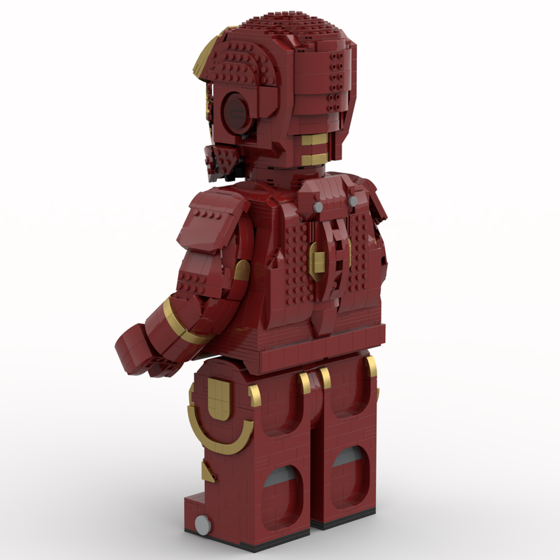 LEGO MOC Iron Man Mega Figure - fits official Lego Helmet by Albo.Lego ...