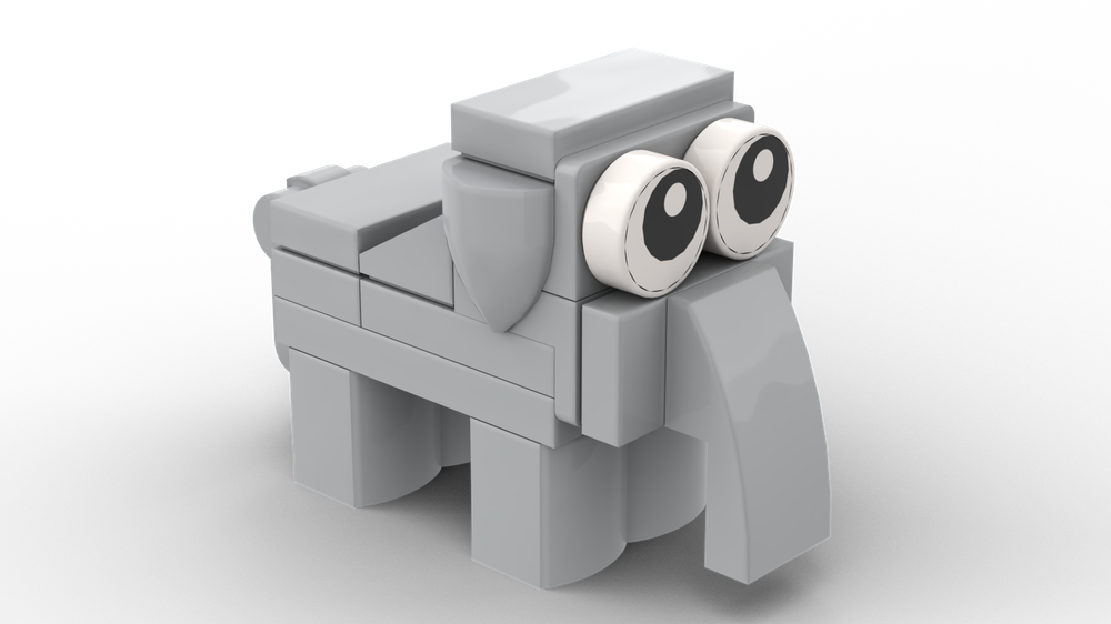 LEGO MOC Elephant by 2in1 | Rebrickable - Build with LEGO