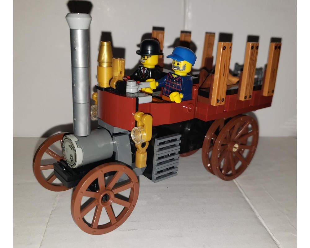 LEGO MOC Steam Wagons by Rocket Racer318 | Rebrickable - Build with LEGO