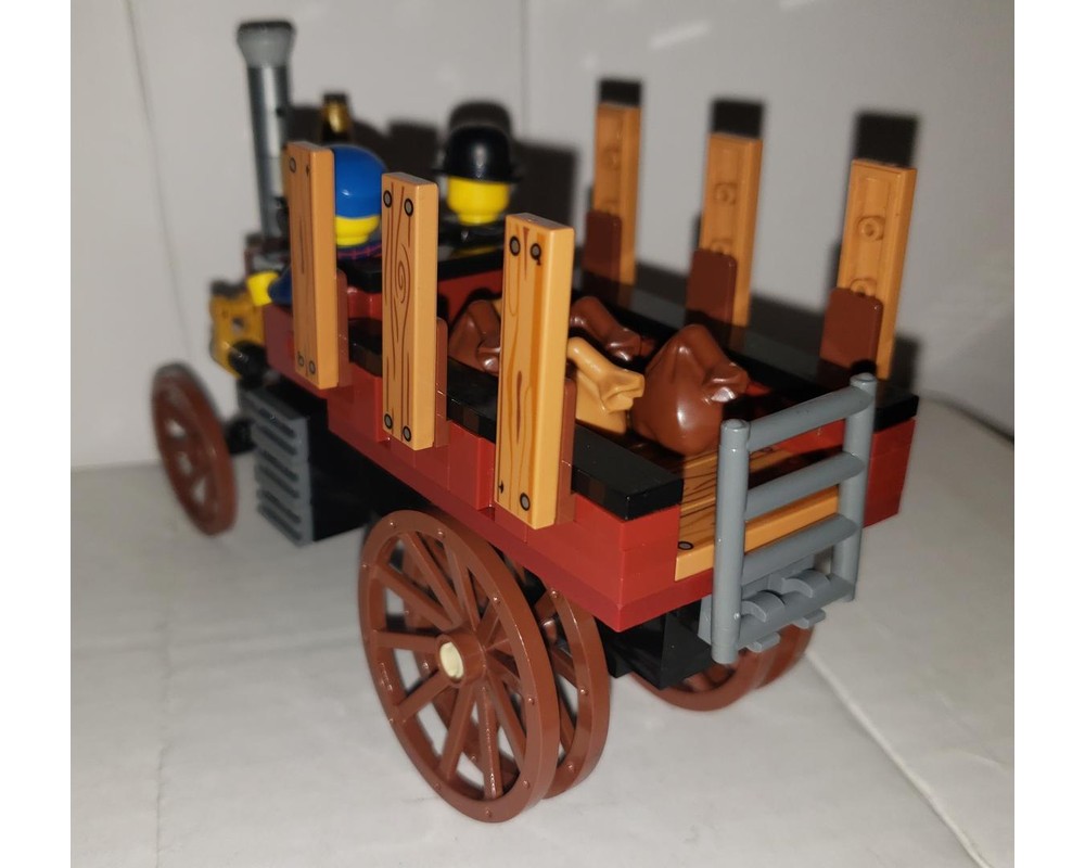 LEGO MOC Steam Wagons by Rocket Racer318 | Rebrickable - Build with LEGO