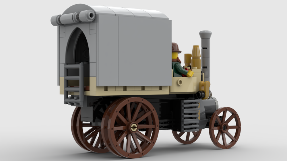LEGO MOC Steam Wagons by Rocket Racer318 | Rebrickable - Build with LEGO