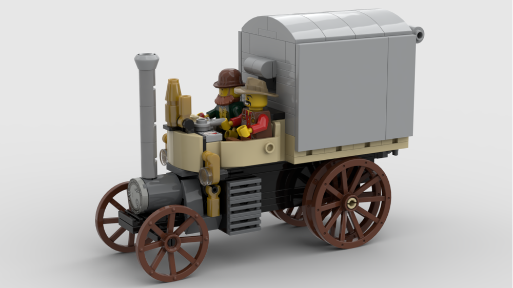 LEGO MOC Steam Wagons by Rocket Racer318 | Rebrickable - Build with LEGO