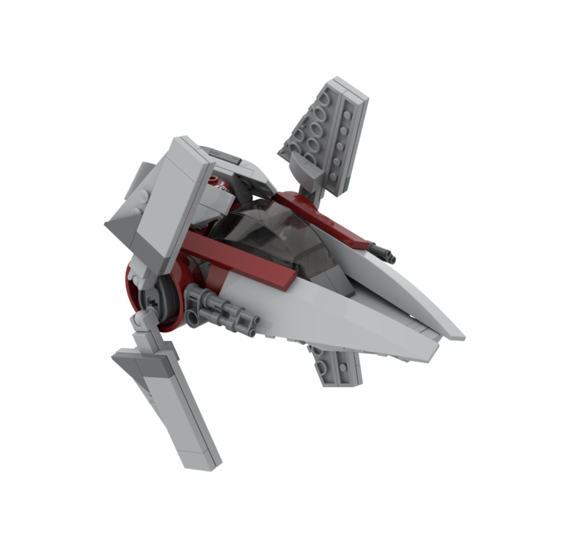 LEGO MOC V-Wing Starfighter; Minifig (1/45) Scale by No1LikesCherry ...