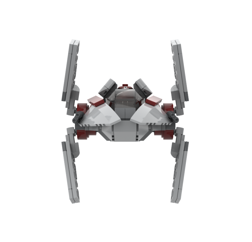LEGO MOC V-Wing Starfighter; Minifig (1/45) Scale by No1LikesCherry ...