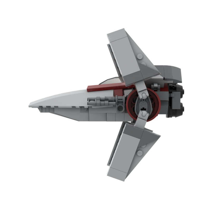 LEGO MOC V-Wing Starfighter; Minifig (1/45) Scale by No1LikesCherry ...