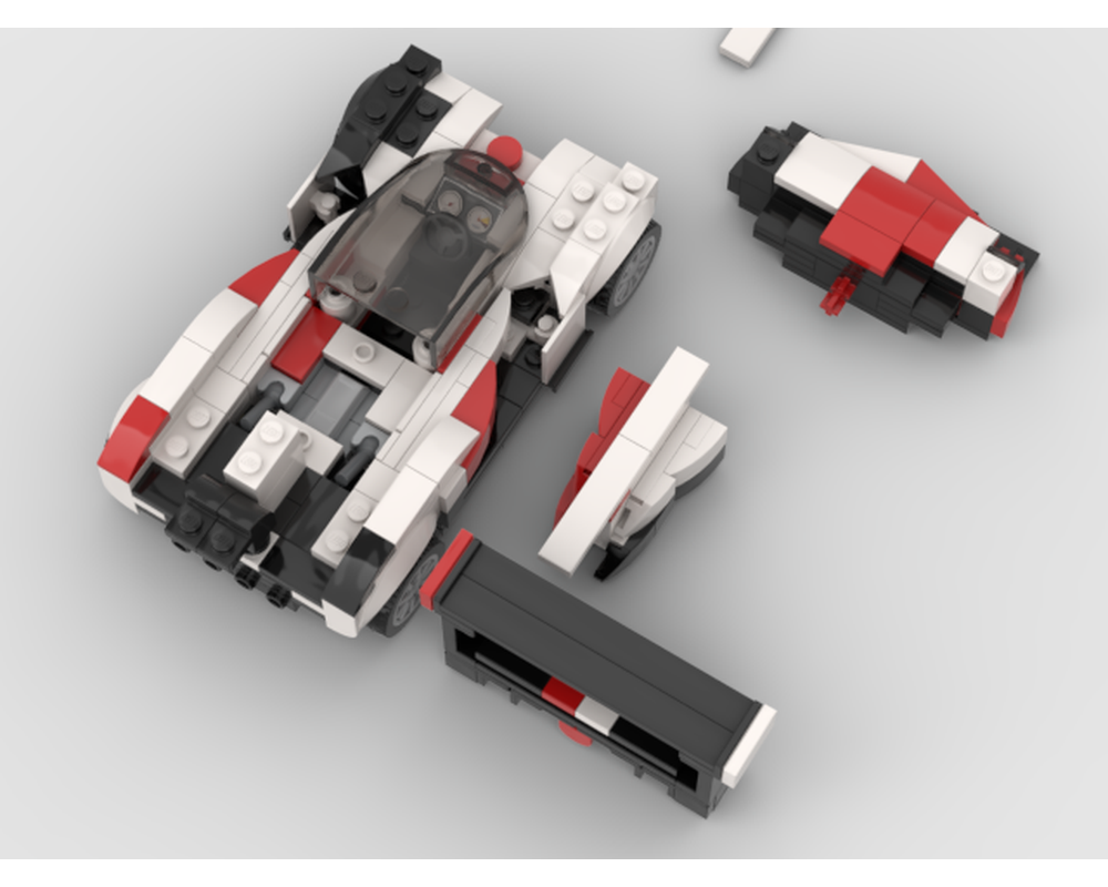 LEGO MOC Toyota gr010 Le Mans Car by BrickAddiction | Rebrickable ...