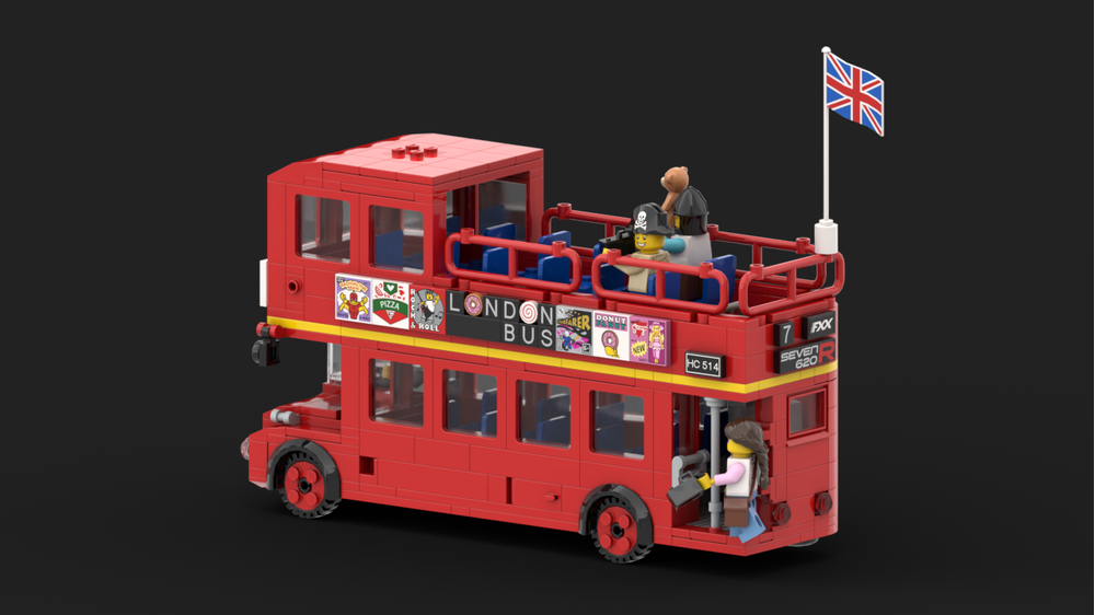 LEGO MOC london bus by min2lee | Rebrickable - Build with LEGO