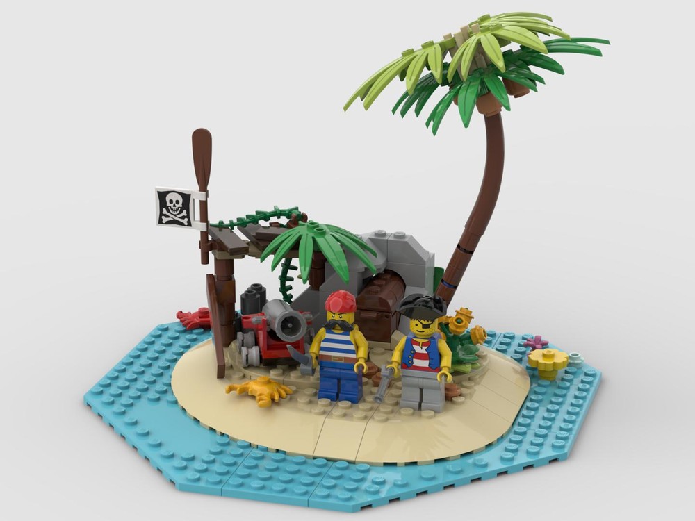 LEGO MOC Shipwreck Island Remake by CaptainDarkNStormy | Rebrickable ...