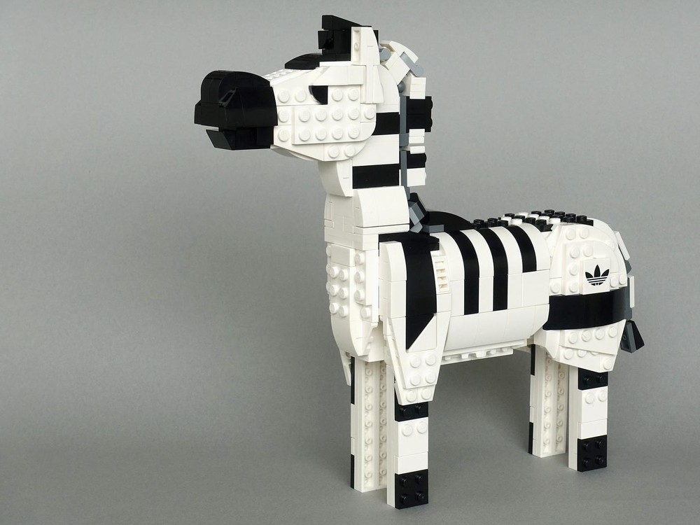 LEGO MOC 10282: Zebra by Tomik | Rebrickable - Build with LEGO