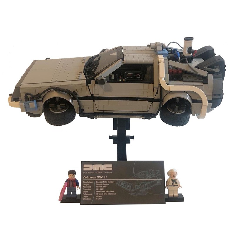 LEGO MOC UCS DeLorean Stand by Sheff Bricks | Rebrickable - Build with LEGO