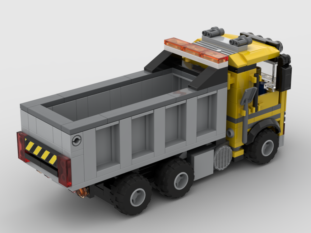 LEGO MOC Construction Tipper by HaulingBricks | Rebrickable - Build ...