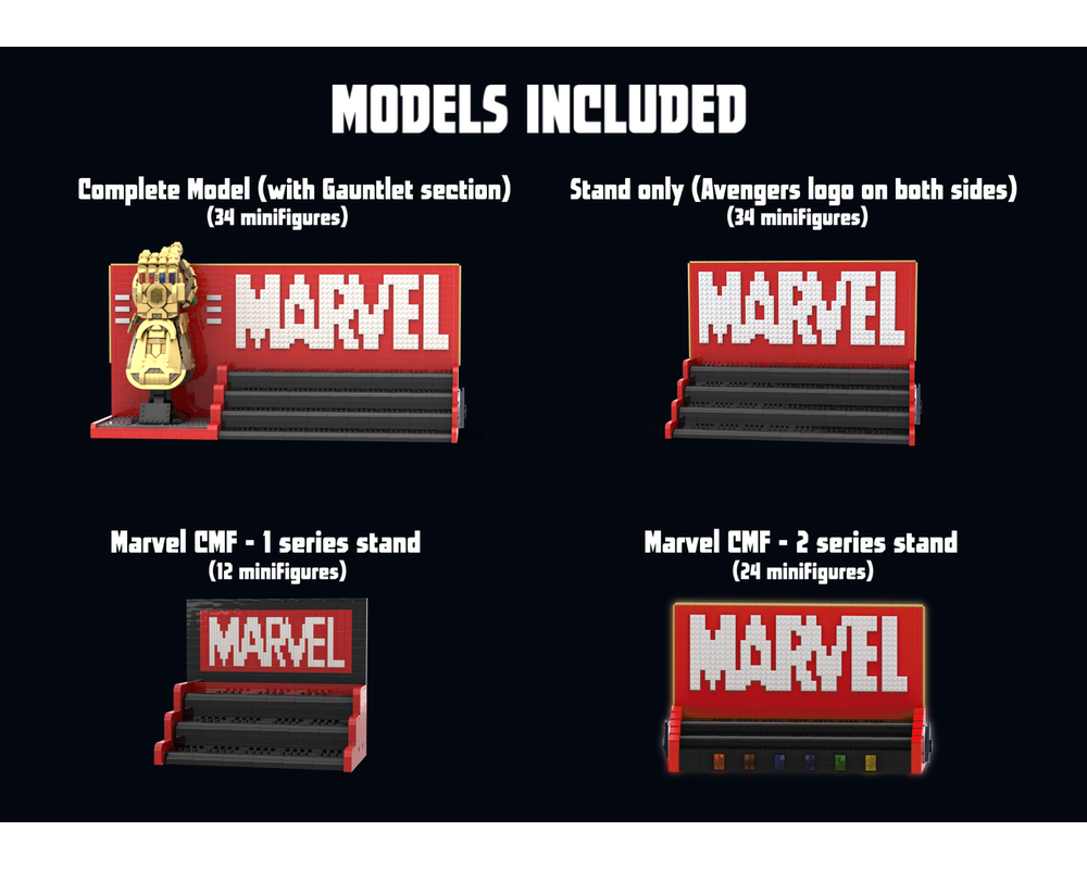 LEGO MOC Marvel - Minifigures Display Stand (Complete model) by ...
