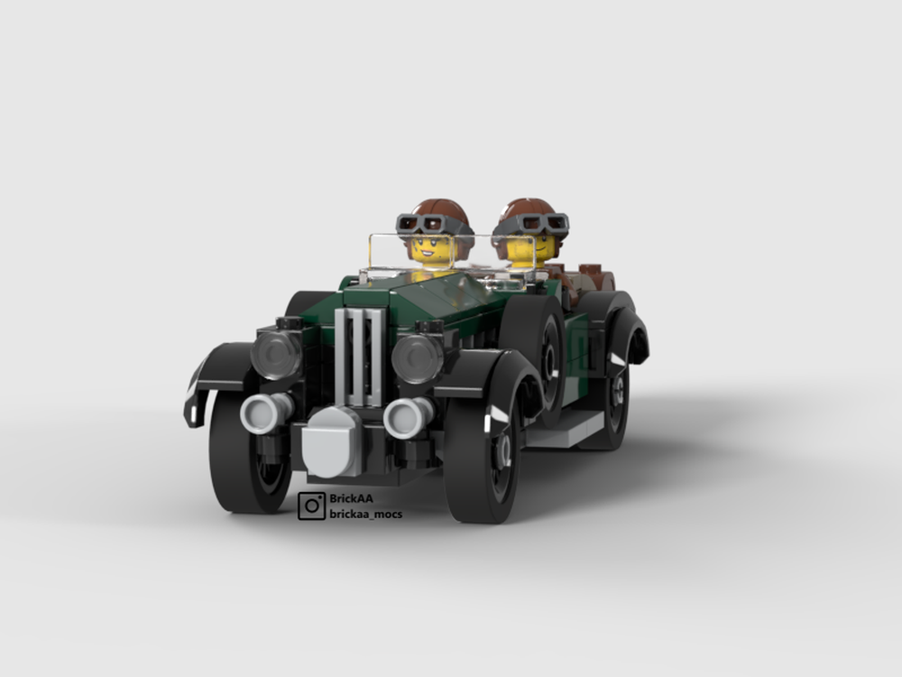 LEGO MOC Vintage Sport Car by BrickAA | Rebrickable - Build with LEGO