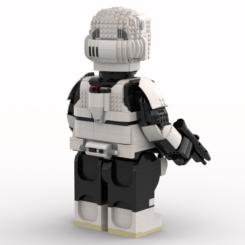 LEGO MOC Scout Trooper Mega Figure (fits official Lego Helmet) by Albo ...