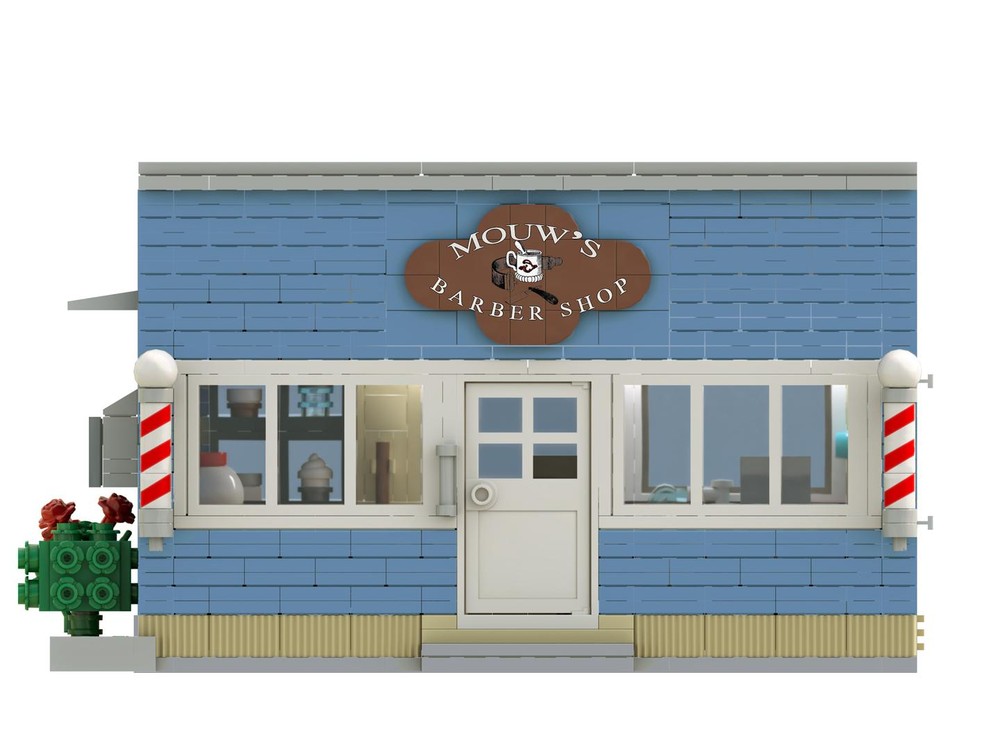 LEGO MOC Barbershop Expert by Thomus_Bean | Rebrickable - Build with LEGO