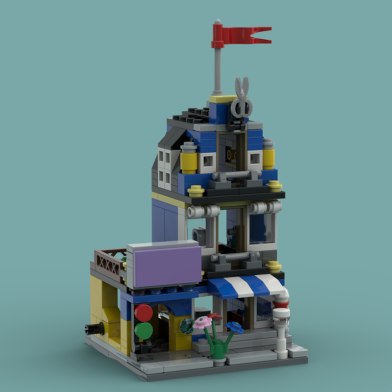 LEGO MOC The Barbershop by gvrmakes | Rebrickable - Build with LEGO