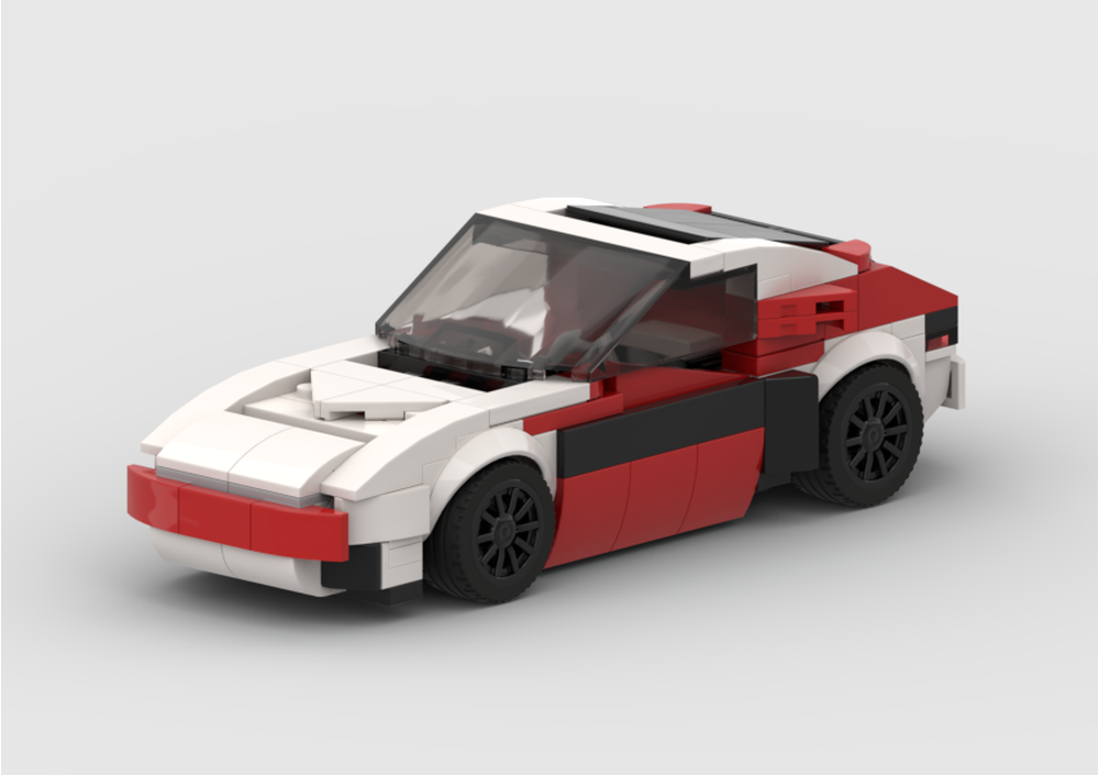LEGO MOC Porsche 944 Track Car by Legonid | Rebrickable - Build with LEGO