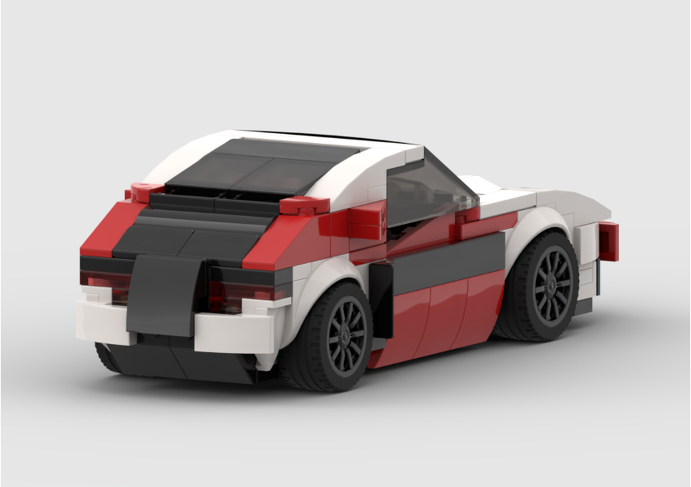LEGO MOC Porsche 944 Track Car by Legonid | Rebrickable - Build with LEGO