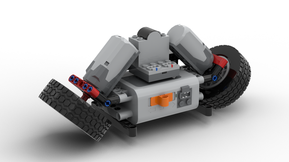 LEGO MOC 2-Wheeled Car by 2in1 | Rebrickable - Build with LEGO