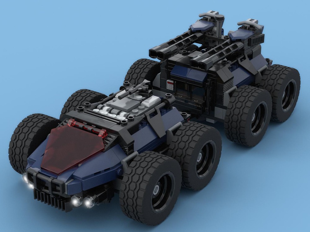 Lego Moc Armored Vehicle By Bassdj Rebrickable Build With Lego