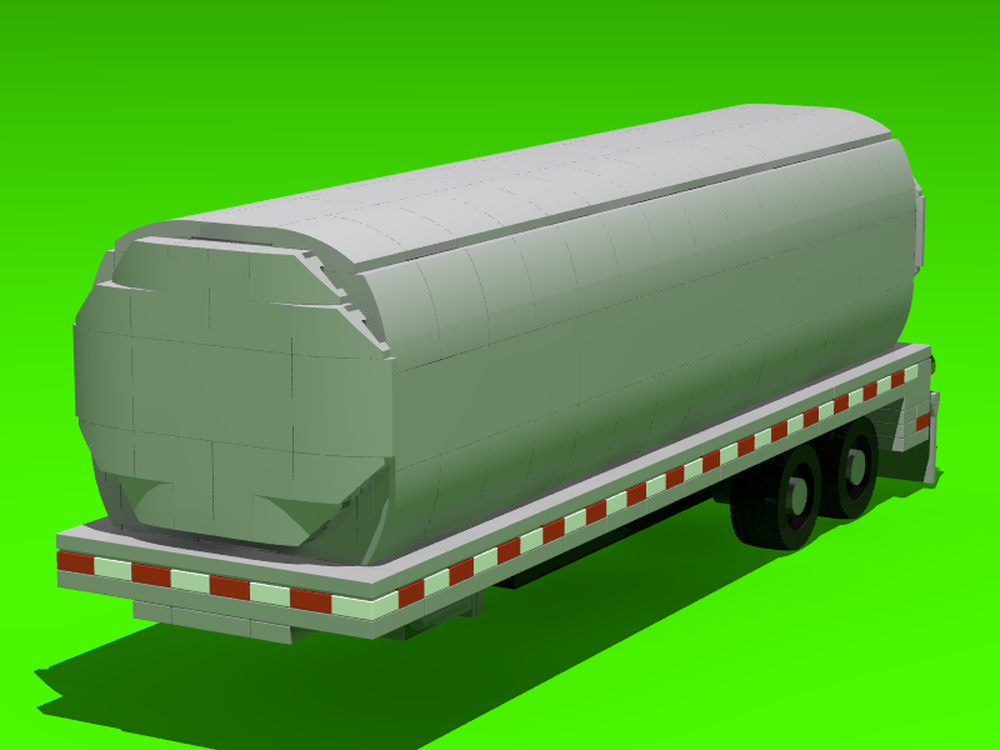 Lego Moc Tanker Trailer By The Lego Master Rebrickable Build With Lego