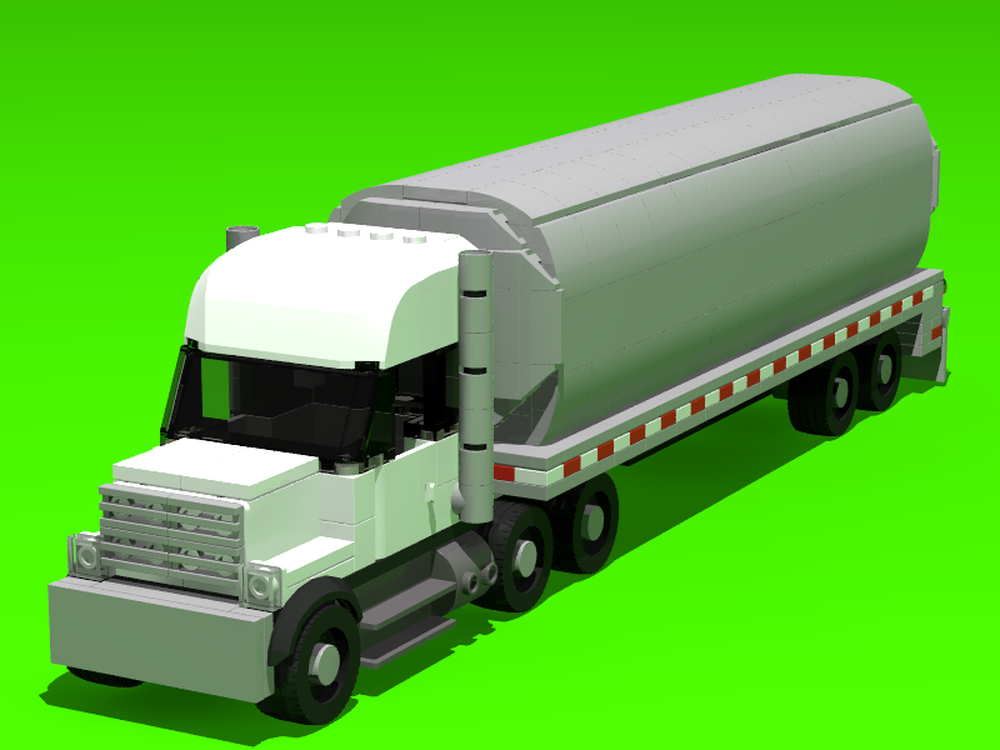 LEGO MOC Tanker Trailer by The Lego Master | Rebrickable - Build with LEGO