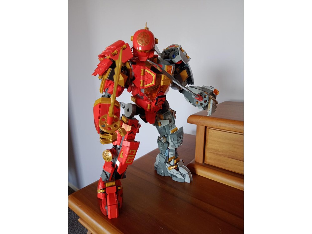 LEGO MOC Leg Fix - Fire Stone Mech 71720 by Jonny_Hairface ...