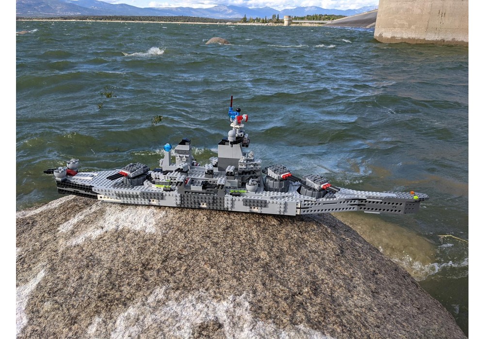 LEGO MOC USS Iowa Battleship (6211 alternate design) by jpgon ...