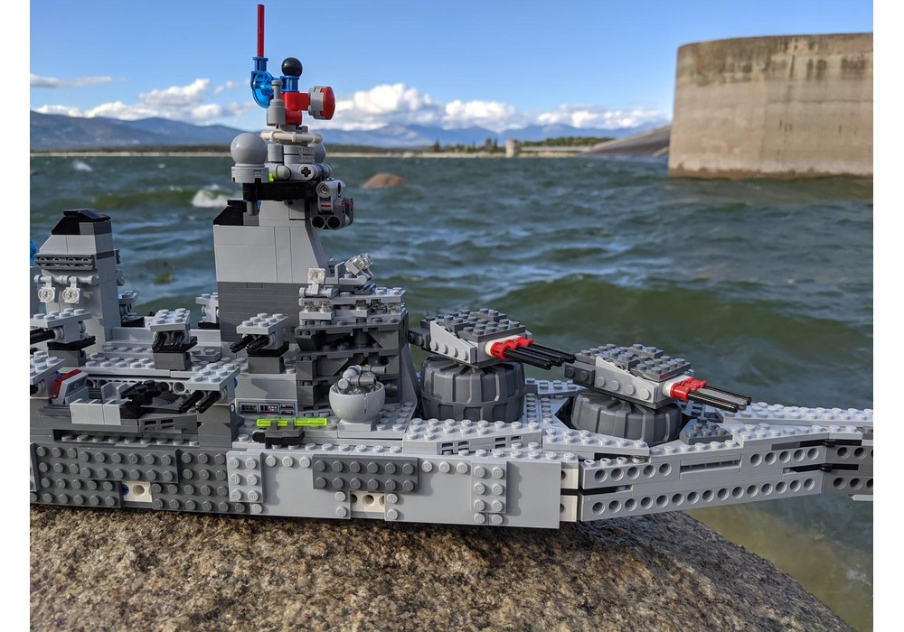 LEGO MOC USS Iowa Battleship (6211 alternate design) by jpgon ...