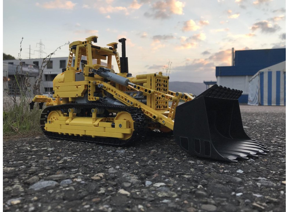 Lego Moc Caterpillar 977k Crawler Loader By Mani91 Rebrickable