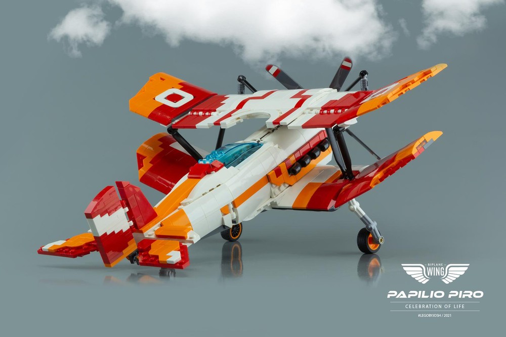 LEGO MOC Papilio Piro by CarCube | Rebrickable - Build with LEGO