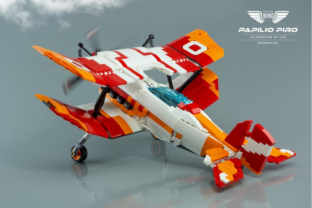 LEGO MOC Papilio Piro by CarCube | Rebrickable - Build with LEGO