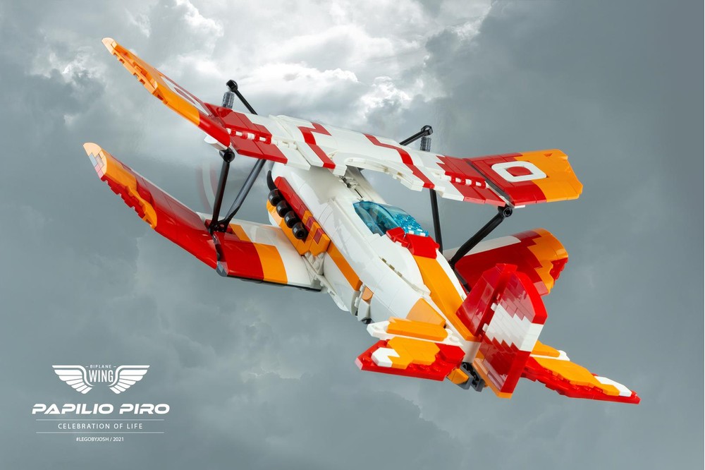 LEGO MOC Papilio Piro by CarCube | Rebrickable - Build with LEGO