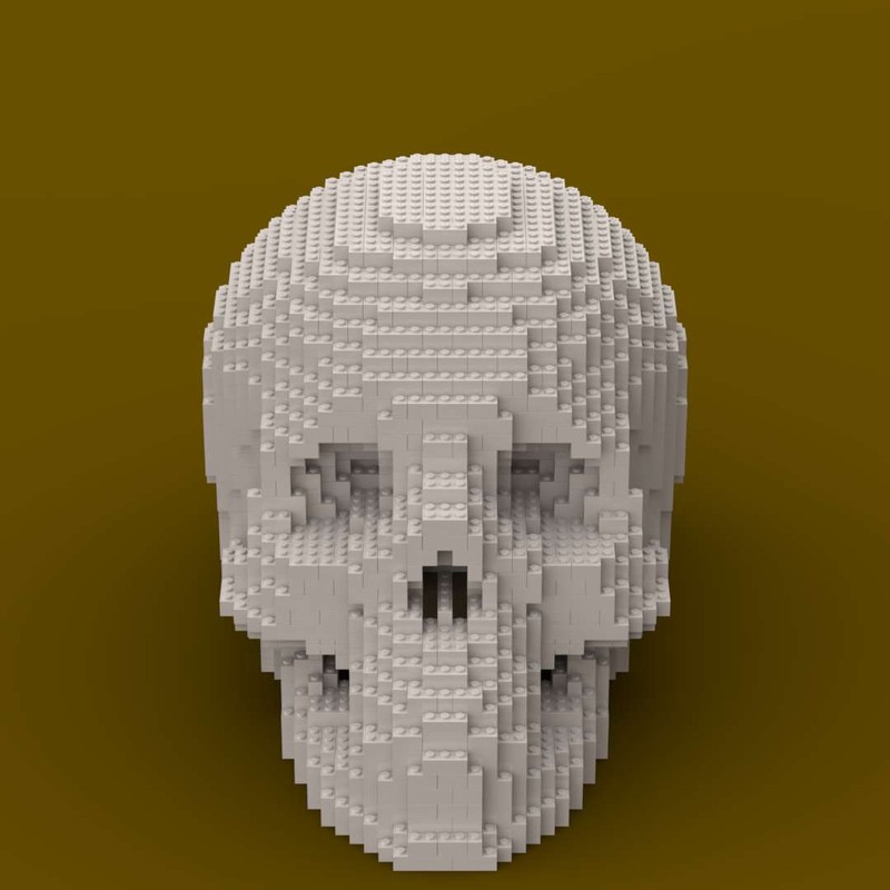 LEGO MOC Skull by otterbournelego | Rebrickable - Build with LEGO