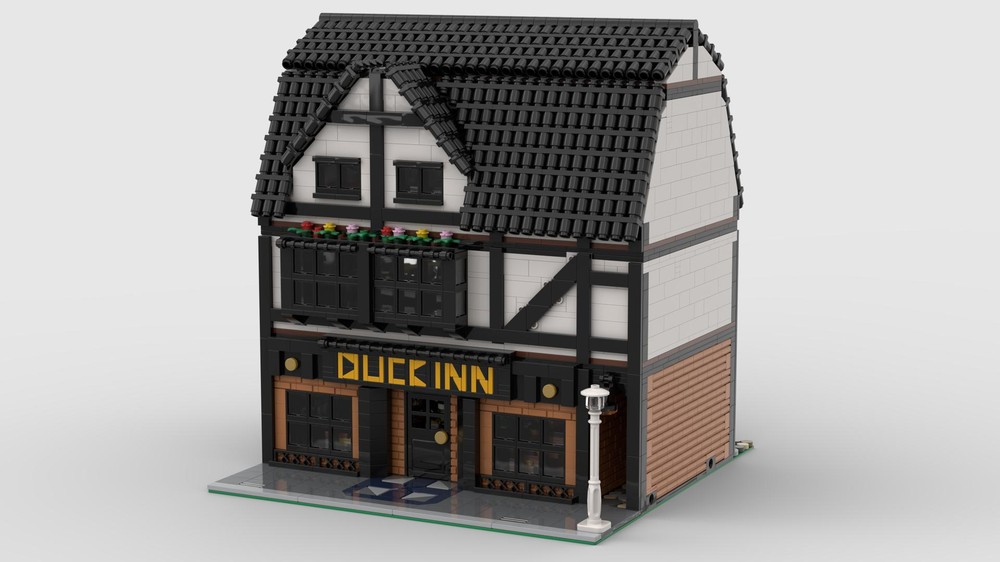 LEGO MOC Modular Pub - Duck Inn by Salad_Table | Rebrickable - Build ...