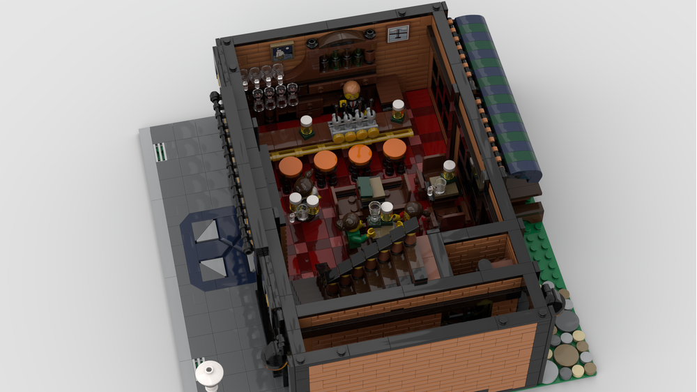 LEGO MOC Modular Pub - Duck Inn by Salad_Table | Rebrickable - Build ...