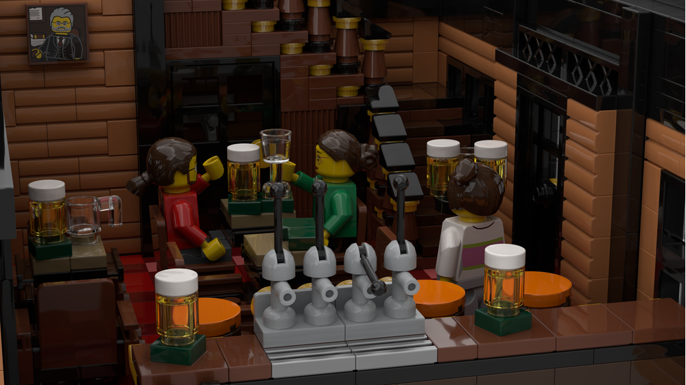 LEGO MOC Modular Pub - Duck Inn by Salad_Table | Rebrickable - Build ...