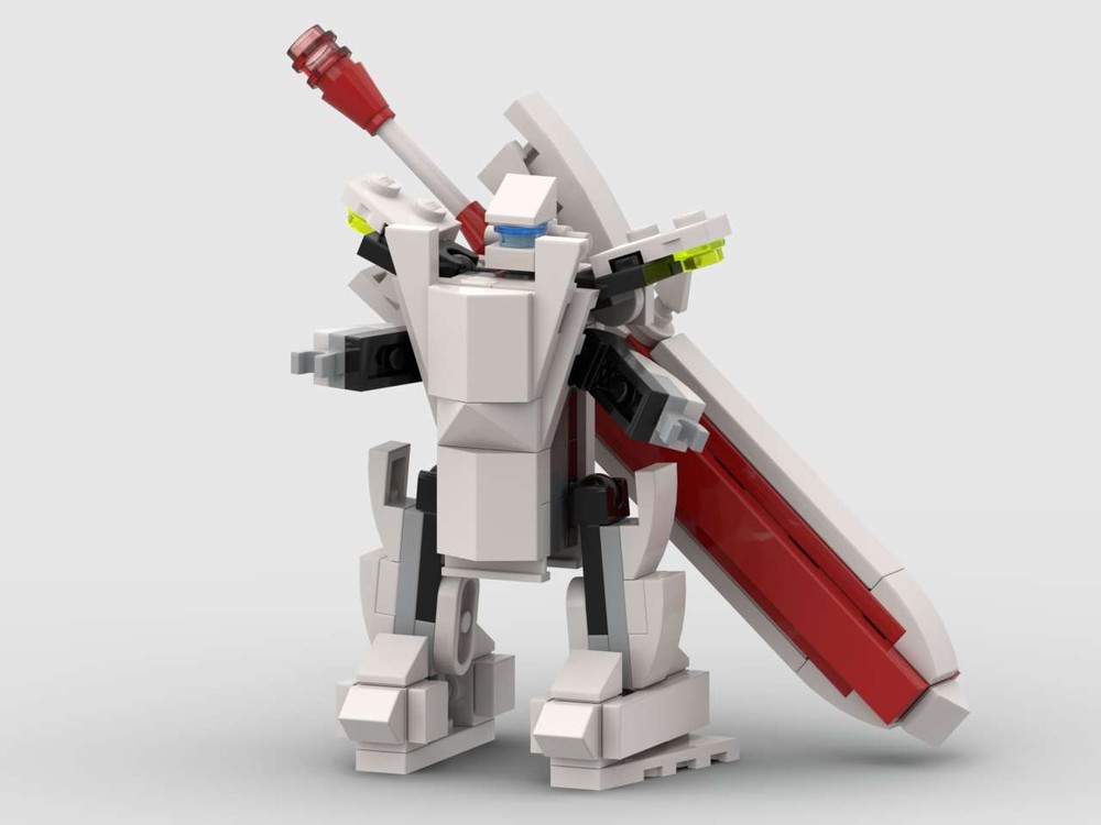 LEGO MOC White mecha by Buyou | Rebrickable - Build with LEGO