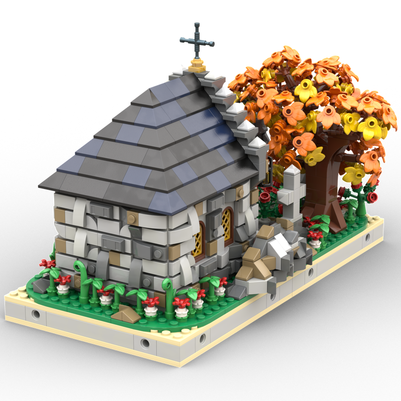 LEGO MOC Medieval small cemetery with a tomb by dariusdrum ...