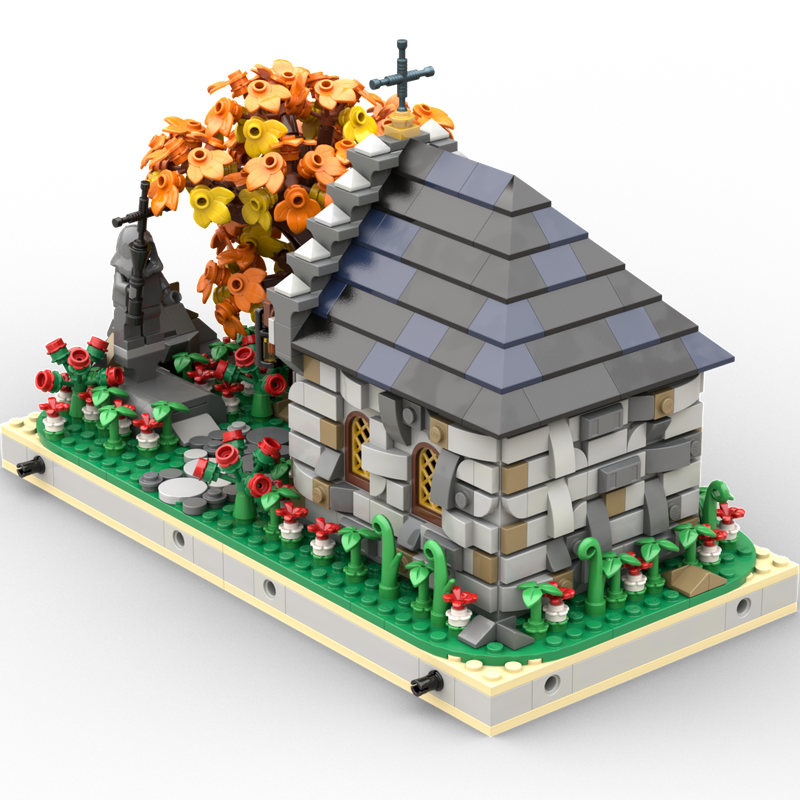 LEGO MOC Medieval small cemetery with a tomb by dariusdrum ...